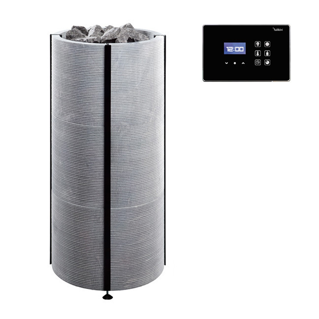 Naava-kiuas + musta ohjain - Tulikivi verkkokauppa